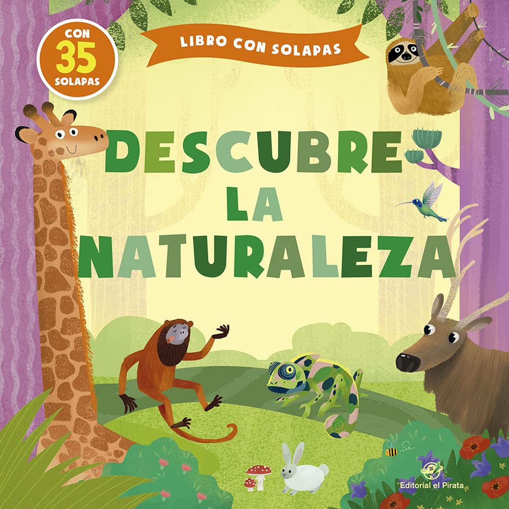Descubre la naturaleza - Libro con solapas — Libros787.com