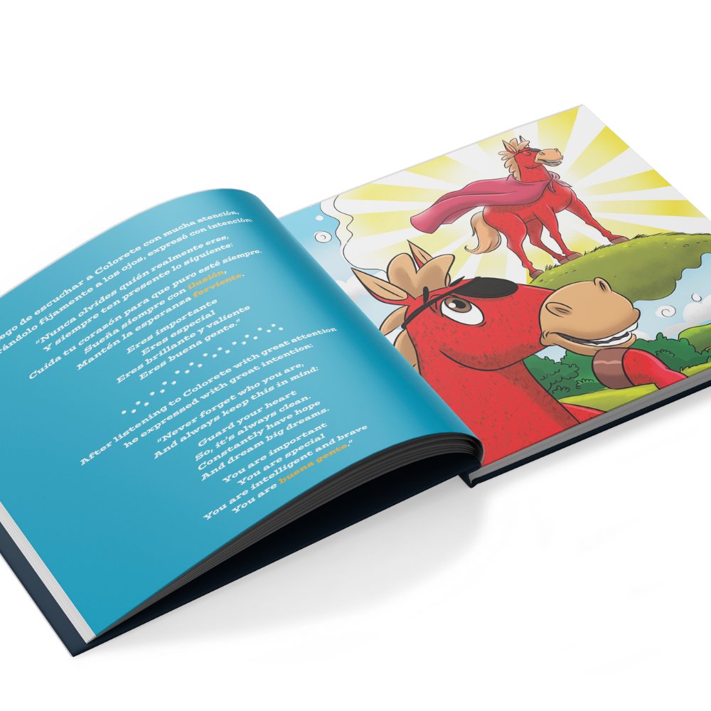 Colorete un caballo diferente de la hermosa isla de Vieques — Libros787.com